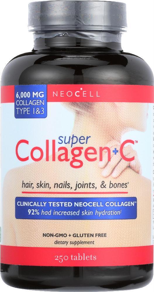 Neocell: Super Collagen Plus C Type 1 And 3 6000 Mg, 250 Tablets — zaving-dev